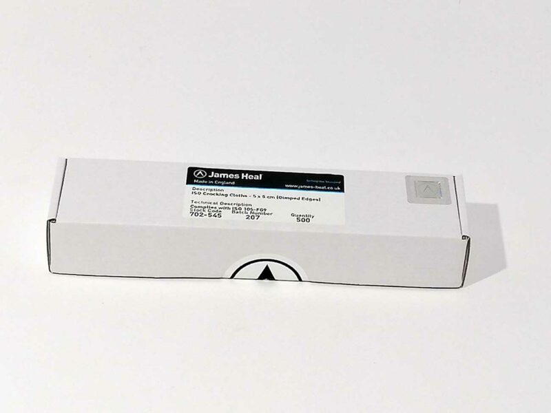 Crocking Cloths (5x5cm) gimped edges - ISO 105 F09 - Store | James Heal